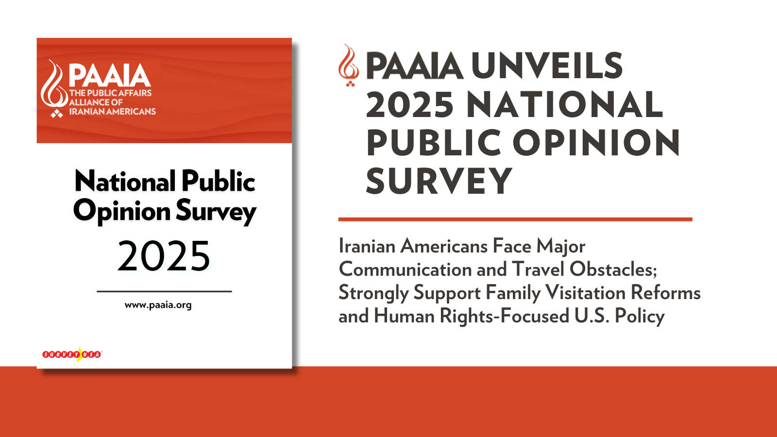 PAAIA Unveils 2025 National Public Opinion Survey of Iranian Americans ...
